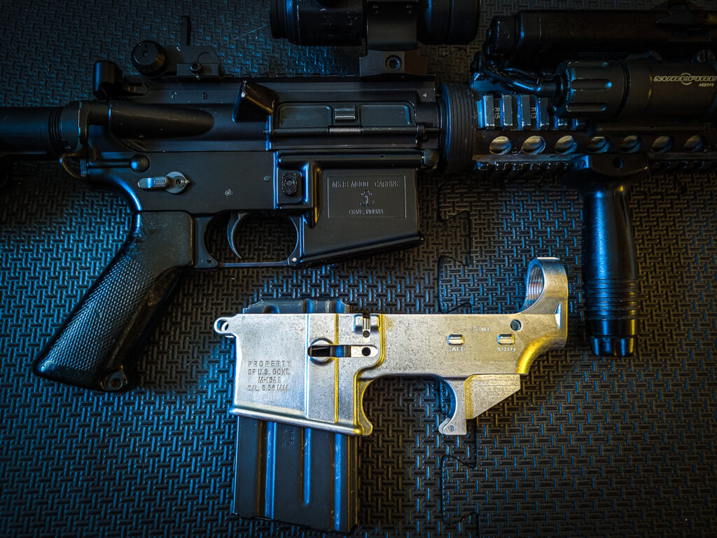 M-16A1 Property Marked (A1 Profile) (80%) lower (mk18 mod 0 crane logo ...
